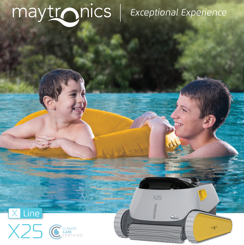 Maytronics Dolphin X25 - Robotic Pool Cleaner – Waternex Australia