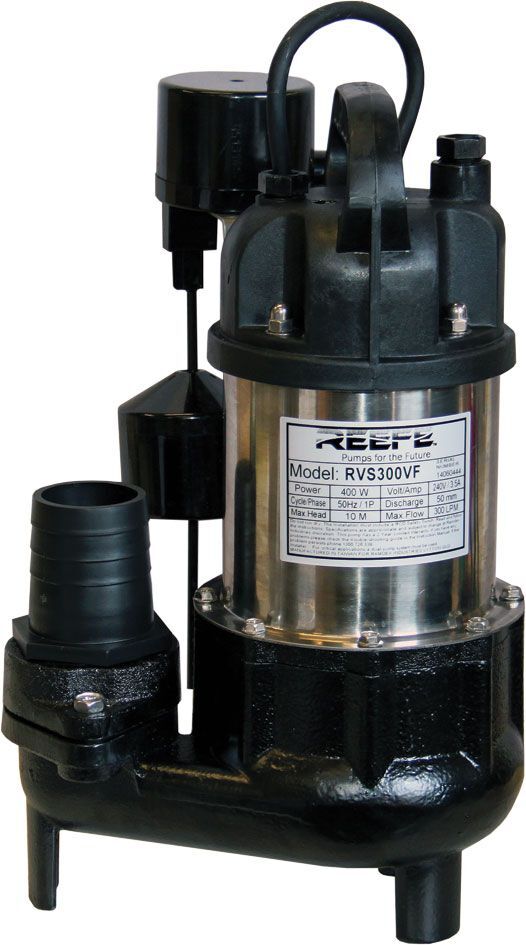 REEFE RVS300VF Vortex Sump Pump with Vertical Float 18,000L/h ...