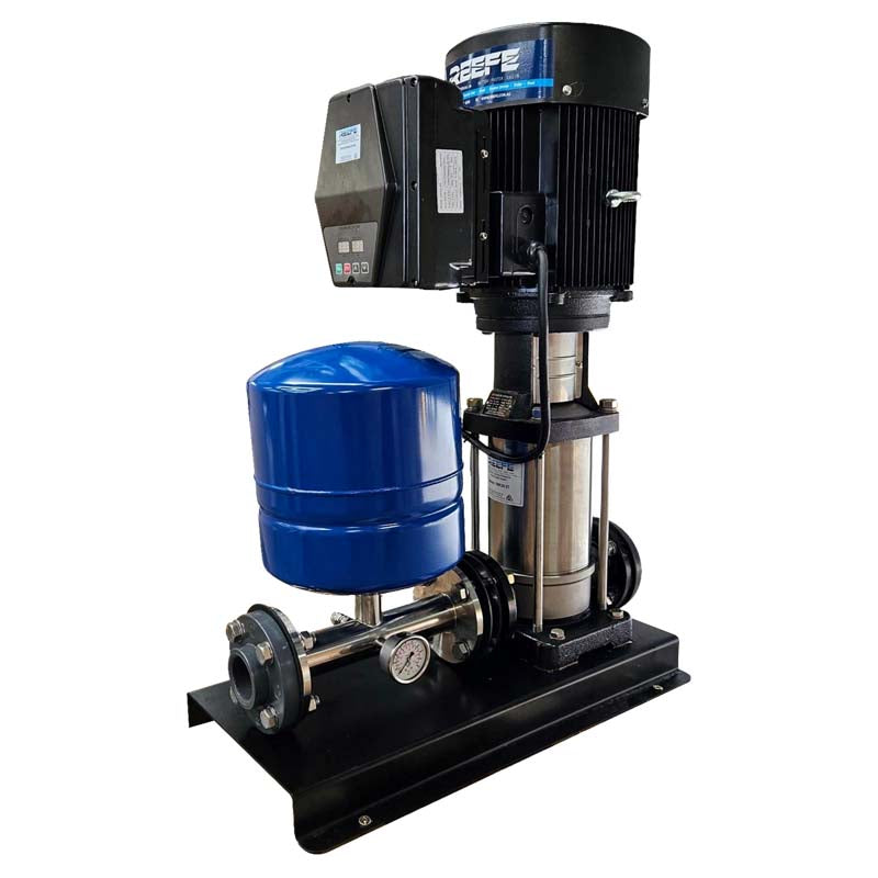 REEFE VMR10-7T Vertical Multistage Pump with Pump, Motor, VSD, Base, D ...