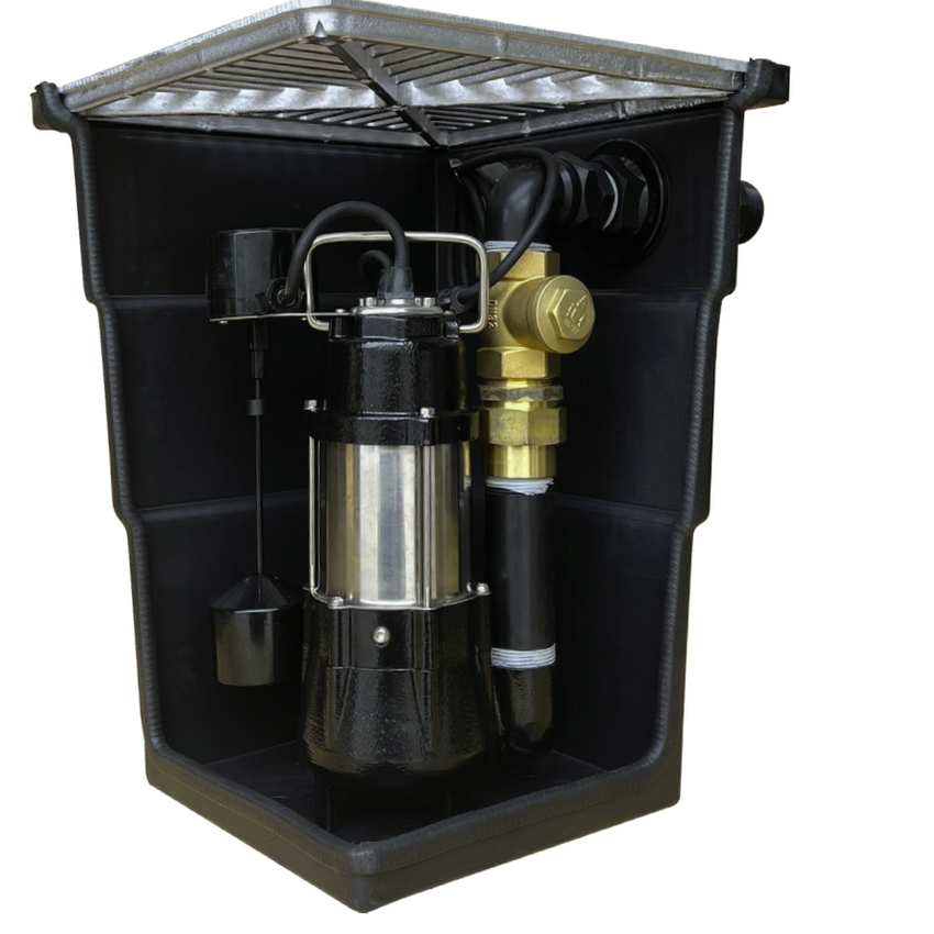 Stormwater Pit and Pump Systems - 40L | 85L | 180L | 700-1300L ...